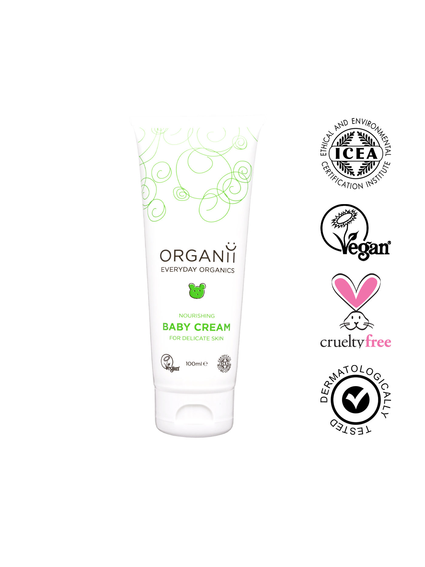 Creme de Corpo Nutritivo para Bebé - Organii ⋆ Tartaruguita